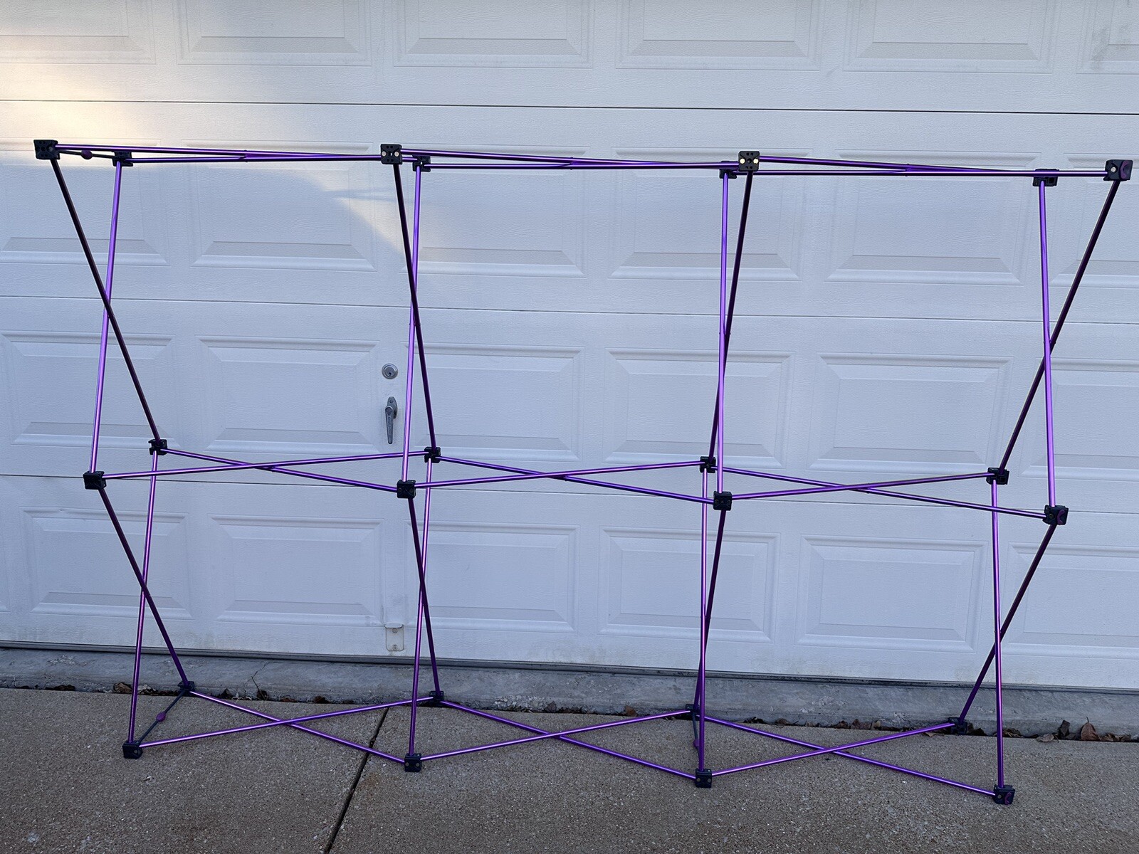 Trade Show Pop Up Collapsable Magnetic Display Straight 5 X 7.5 Frame ...