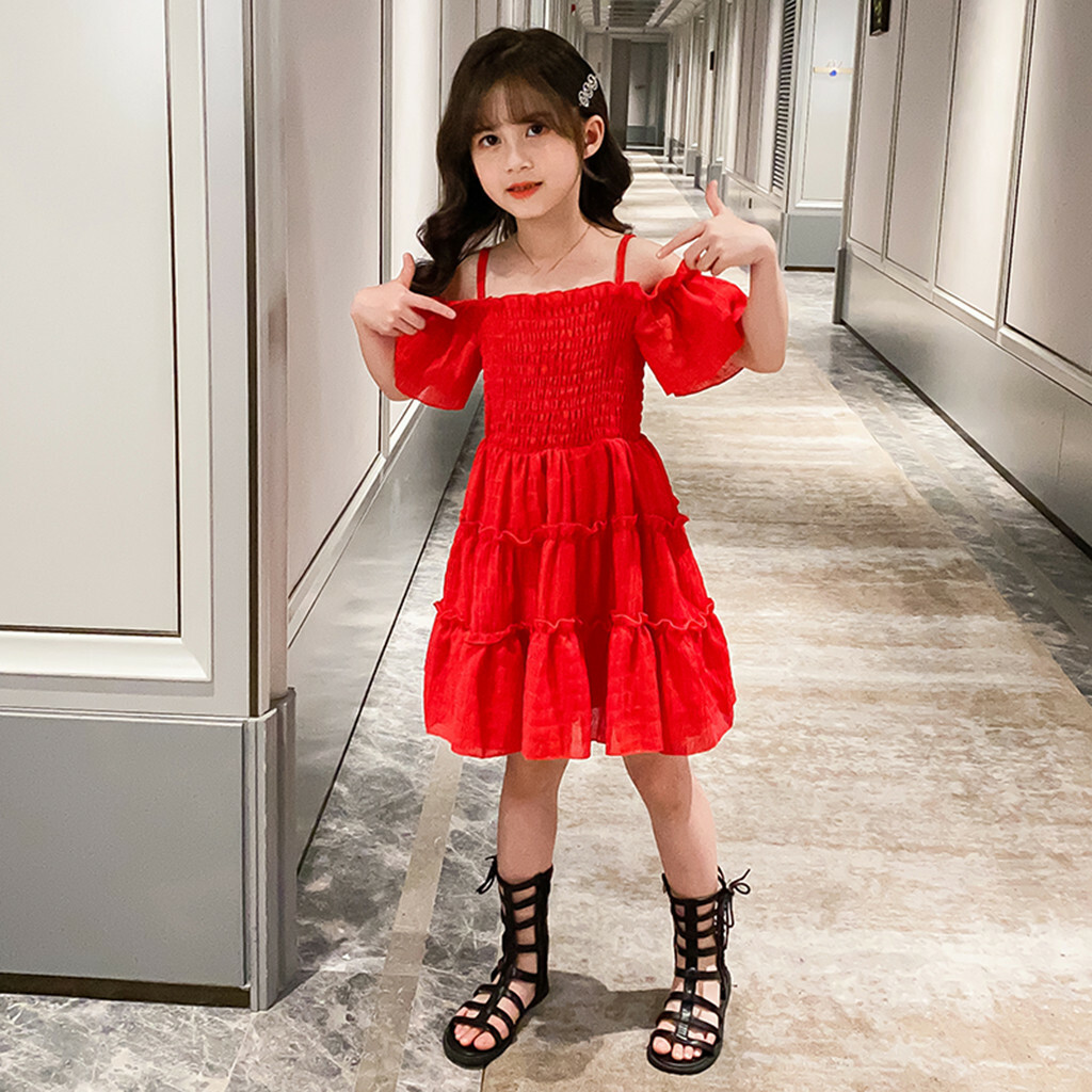 Casual Red Dress For Juniors