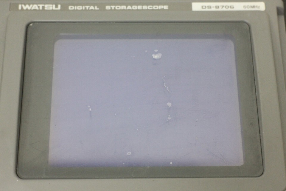 IWATSU DS-8706 KANSOKUOU DC-60MHz 2ch Oscilloscope | eBay
