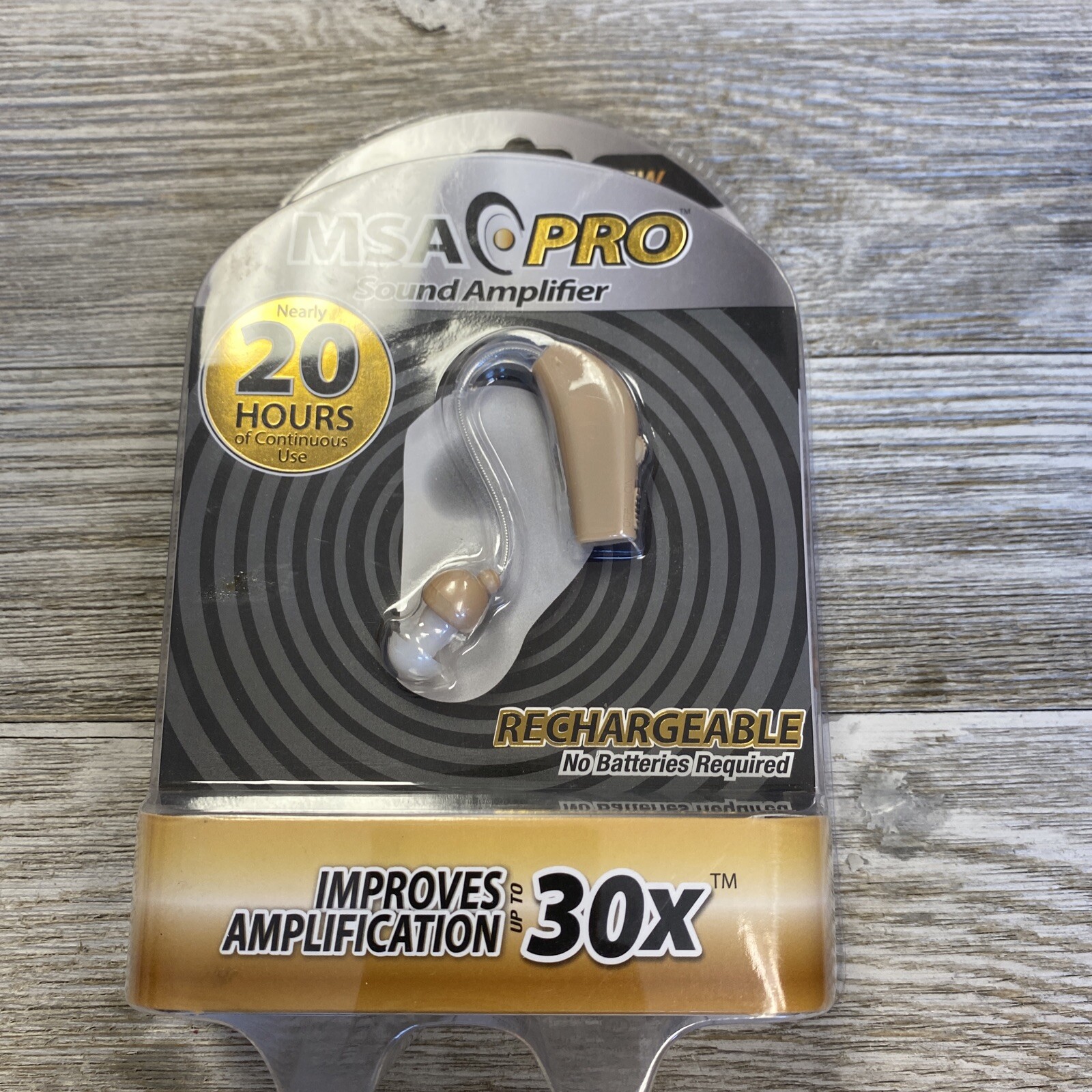 MSA Pro Sound Hearing Amplifier - Beige (1109351) for sale online | eBay