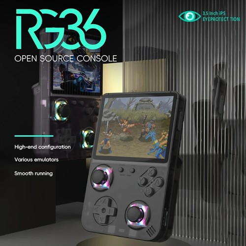 Retro Handheld Gaming Console - 3.5-Inch IPS Screen, RGB Colorful ...