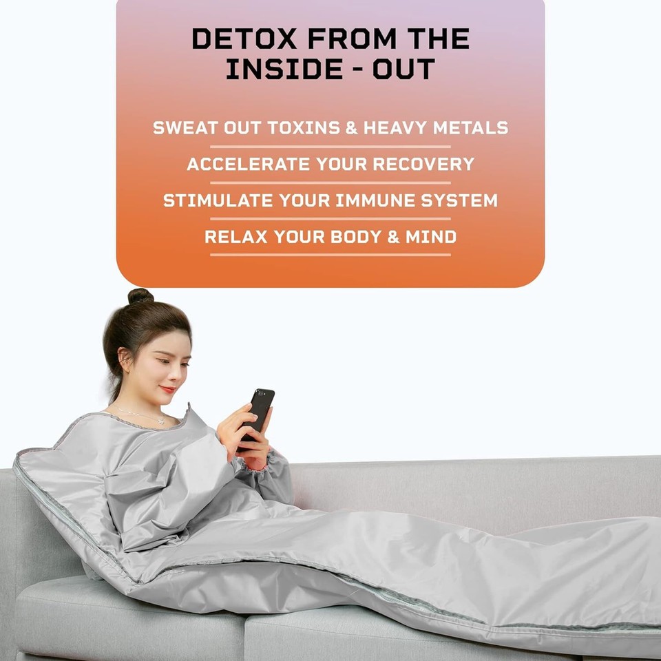 Gorapture Fast Sweating Body Shape Fitness Far Infrared Sauna Blanket ...