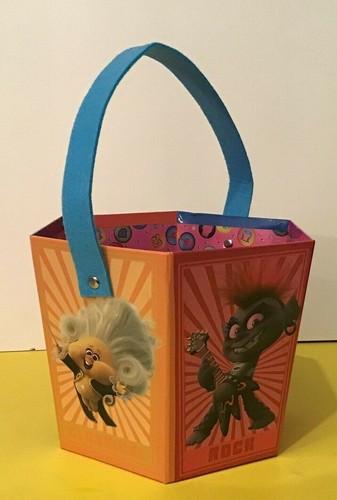 Paperboard Easter/Halloween Candy Bucket Trolls World Tour 8"x 7" | eBay