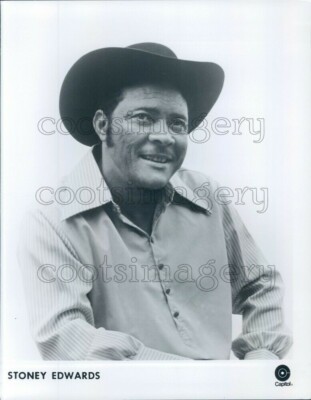 Press Photo Country Music Singer Stoney Edwards | eBay