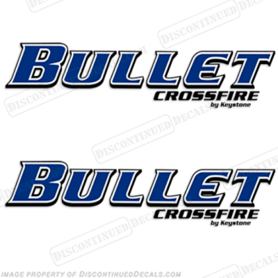 Bullet Crossfire by Keystone RV Decals (Set of 2) - 8.75" x 41" | eBay