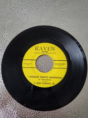 Raven Records House Of Sound Vintage Danville Virginia Reed Burgess 45 ...