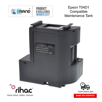 Non-OEM Maintenance Box for Epson T04D1 C13T04D100 WF2860 XP5100 ET ...