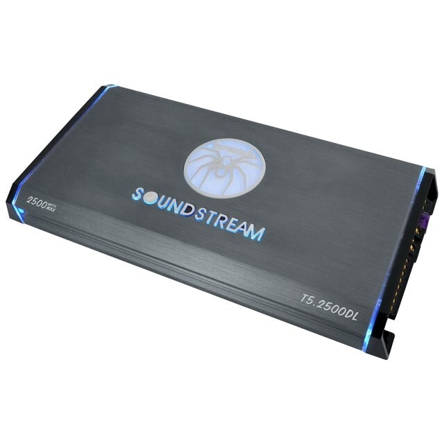 SOUNDSTREAM T5.2500DL 2500 WATT 5 CHANNEL AMPLIFIER CLASS A/B CAR AUDIO ...