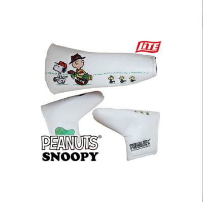 Snoopy Woodstock Golf Putter blade head cover Peanuts Snoopy and Charee ...