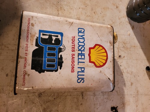 SHELL Glycoshell : bidon huile ancien | eBay