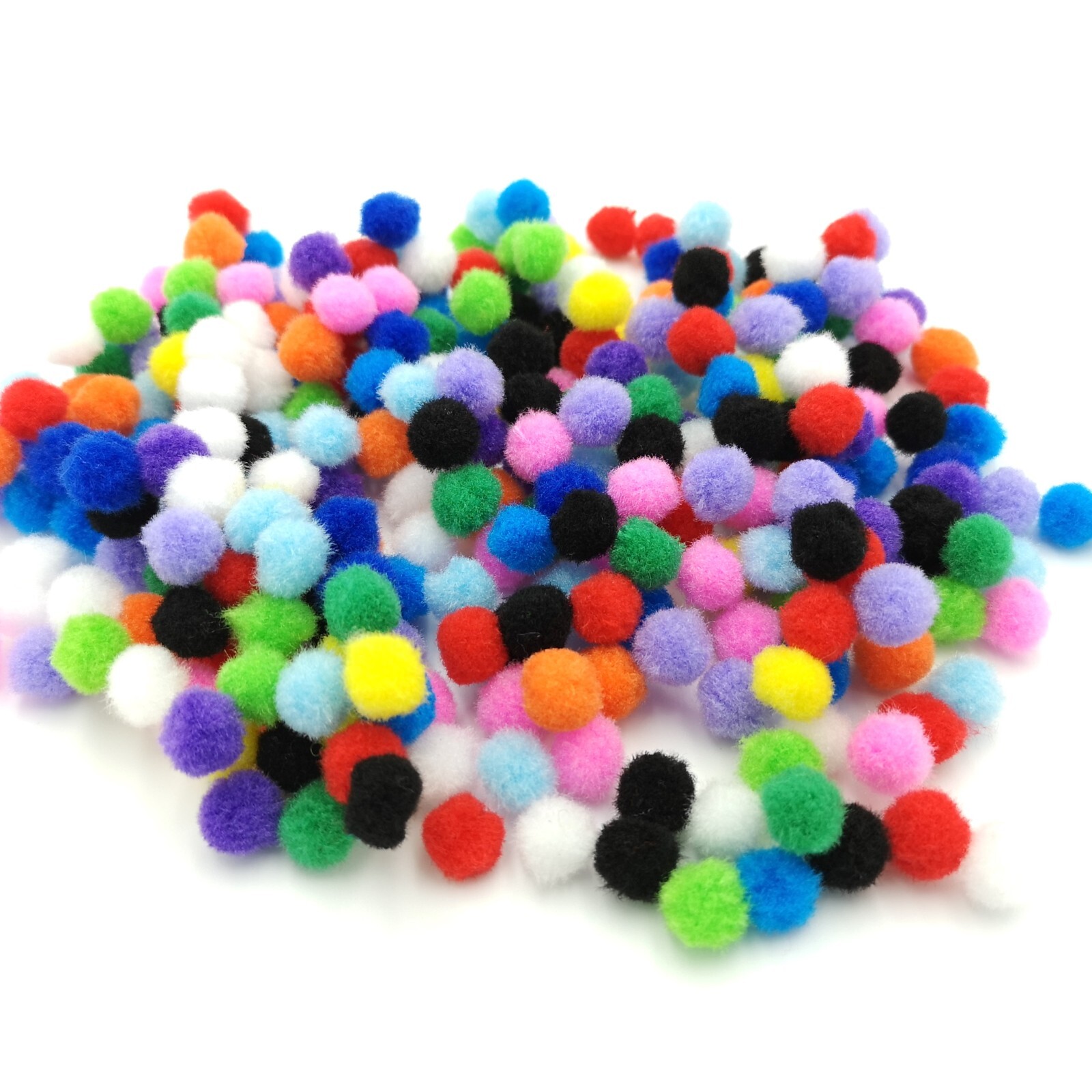 Pom Poms In 5 Sizes 14 Colours and Many Pack Sizes | eBay