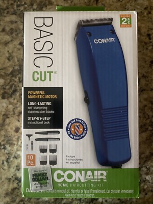*SHIPS TODAY!* Conair Basic Cut 10 Piece Set Hair Trimmers Clippers Kit ...
