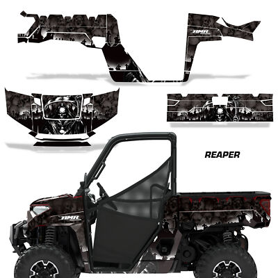 AMR Utv Stickers Graphique pour Polaris Ranger 1000 XP Nodrs 2 Dr 2018 ...