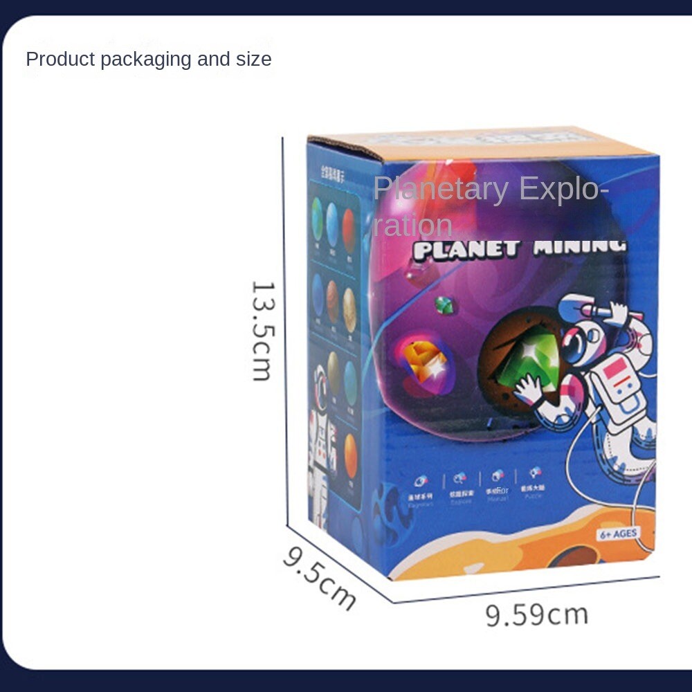 Earth Explore Planet Dig Kit Crystals Mining Kit Toy Excavation Kit ...