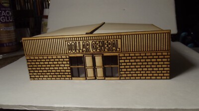 HO Scale Dollar General Kit Laser Cut LB#10 | eBay