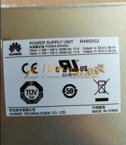 1PCS NEW Huawei R4850G2 rectifier module 53.5V 56.1A communication ...