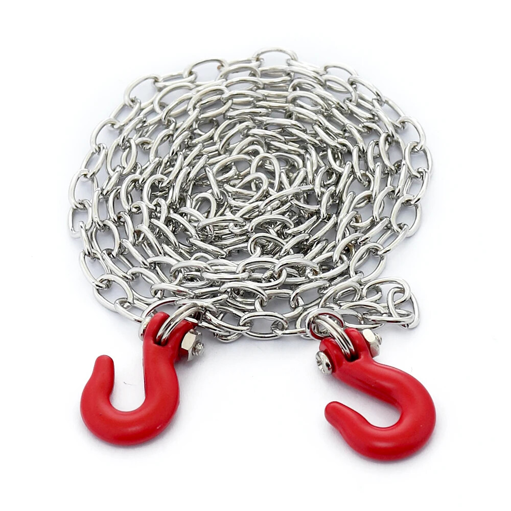 1/10 RC Car Crawler Metal Recovery Drag Chain Trailer Hitch Shackle ...