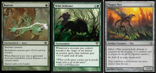 Infect (Mono Green) New Deck - Wild Defiance - 60 Cards MTG - Magic ...