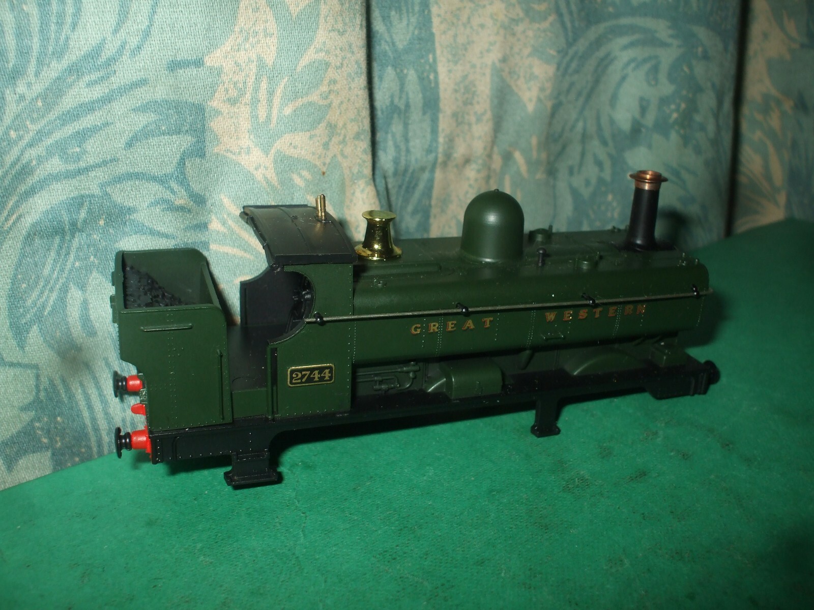 HORNBY GWR 27XX OPEN CAB PANNIER TANK GREEN LOCO BODY ONLY - No.1 | eBay UK