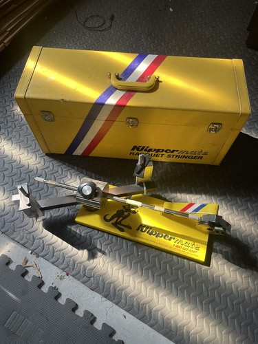 Klippermate Tennis Racket Stringer with Case Incomplete Read | eBay