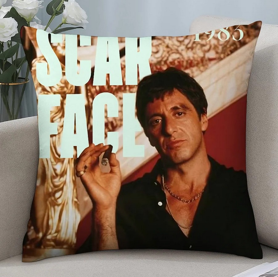 Scarface Movie Tony Throw Pillow Case Cushion Cover Sofa Office Decors ...
