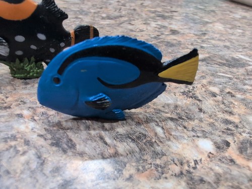 Safari Clown Triggerfish 1.5" And Blue Tang Toy Figure Educational | eBay