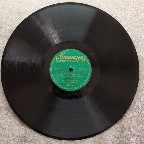 78 RPM As Time Goes By I'm Sorry Dear Jacques Renard Brunswick 6205 | eBay