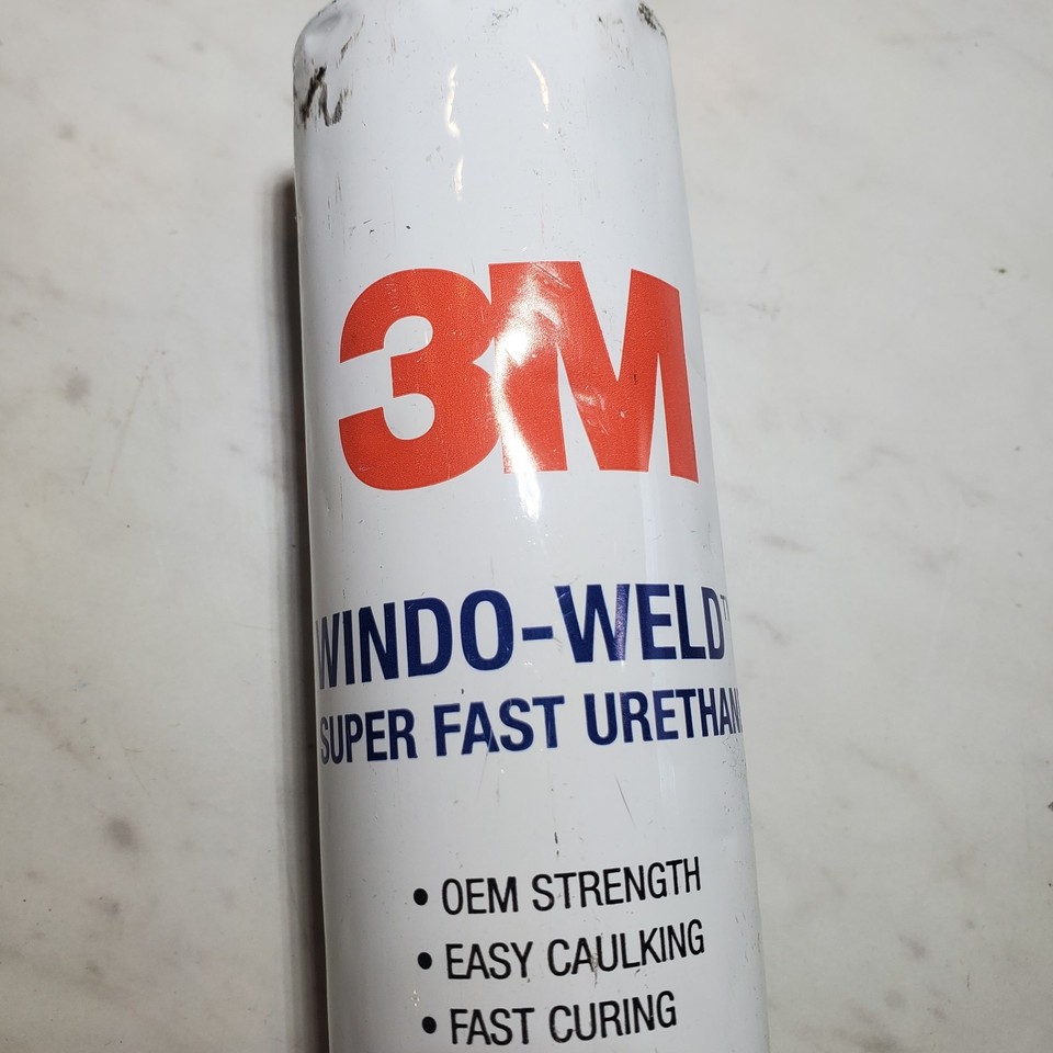 3M 08609 Windo-Weld Super Fast Urethane Auto Glass Bonding Black 10.5 ...