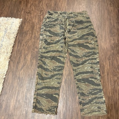 Vintage 60’s 70’s RANGER Camouflage Hunting Pants Tiger Stripe Sz XL ...