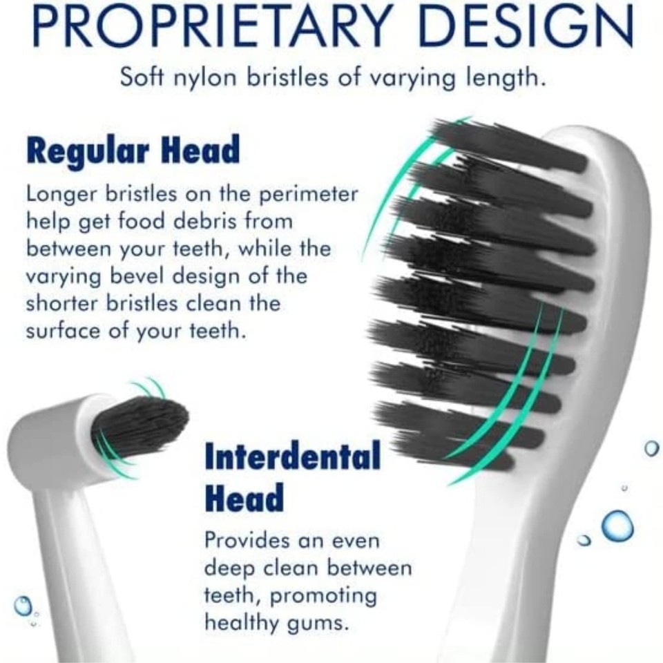Sonic-FX Solo Electric Toothbrush w/ 10 Brush Heads + 1 Interdental ...