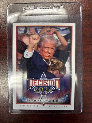 Donald Trump Decision 2024 Political Trading Cards #133SP Assassination ...