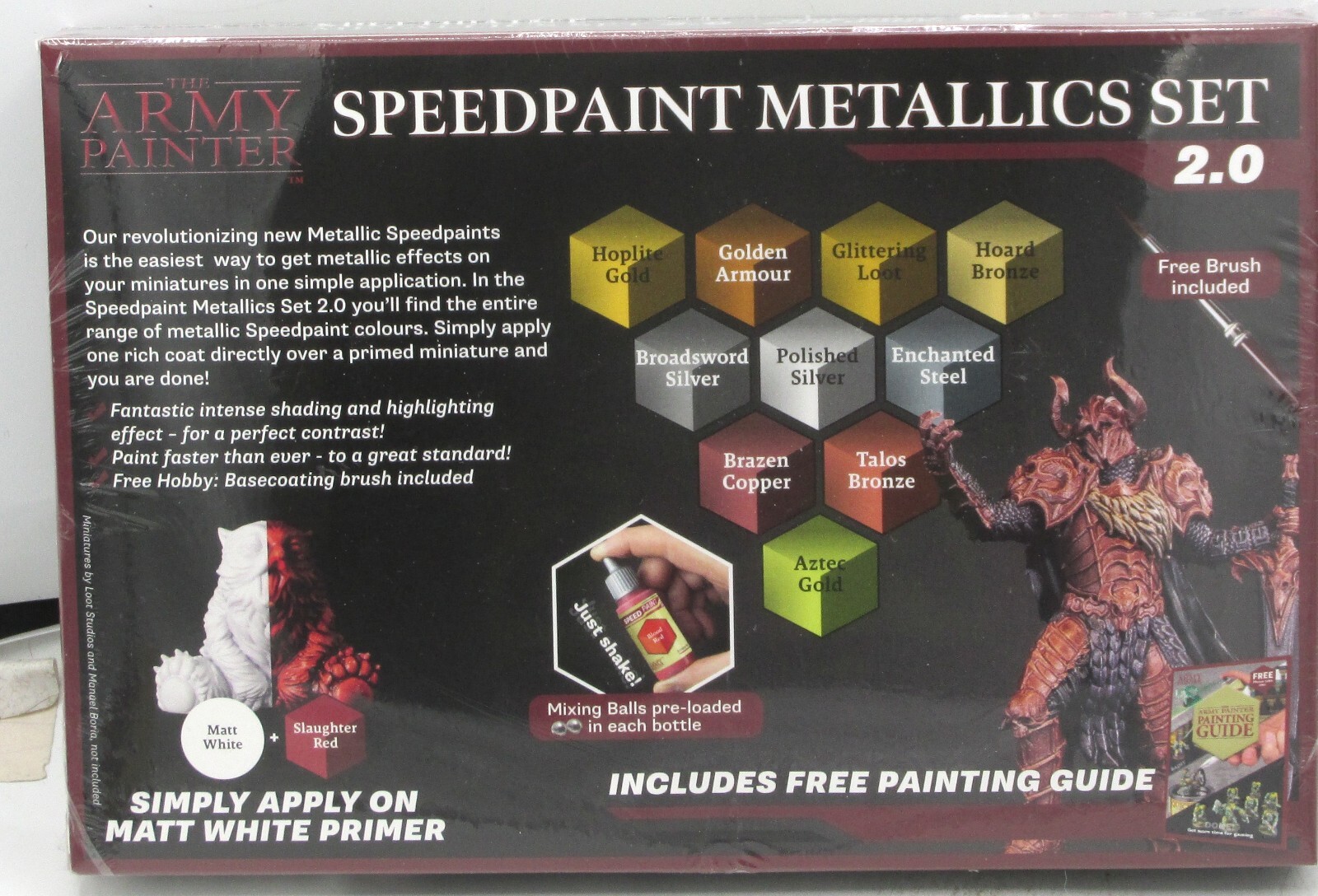 The Army Painter WP8062 Speedpaint Metallics Set 2.0 (Speedpaints 2.0 ...