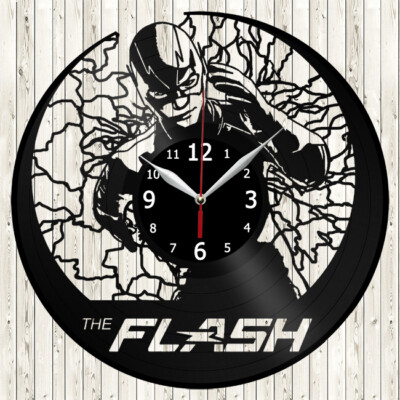 Flash Vinyl Record Wall Clock Decor Handmade 3900 | eBay