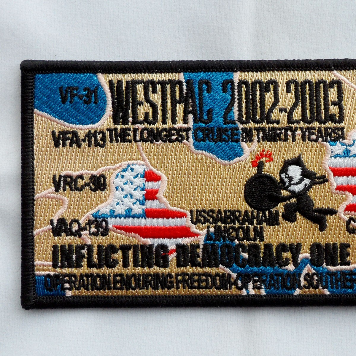 US Navy Western Pacific VF-31 VFA-113 VAW-113 VFA-25 Patch Pilot jacket Patch | eBay