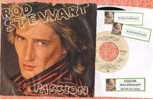 Stewart, Rod - Passion WB 49617 PS Vinyl 45 rpm Record | eBay