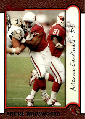 1999 Bowman Andre Wadsworth 96 Arizona Cardinals | eBay