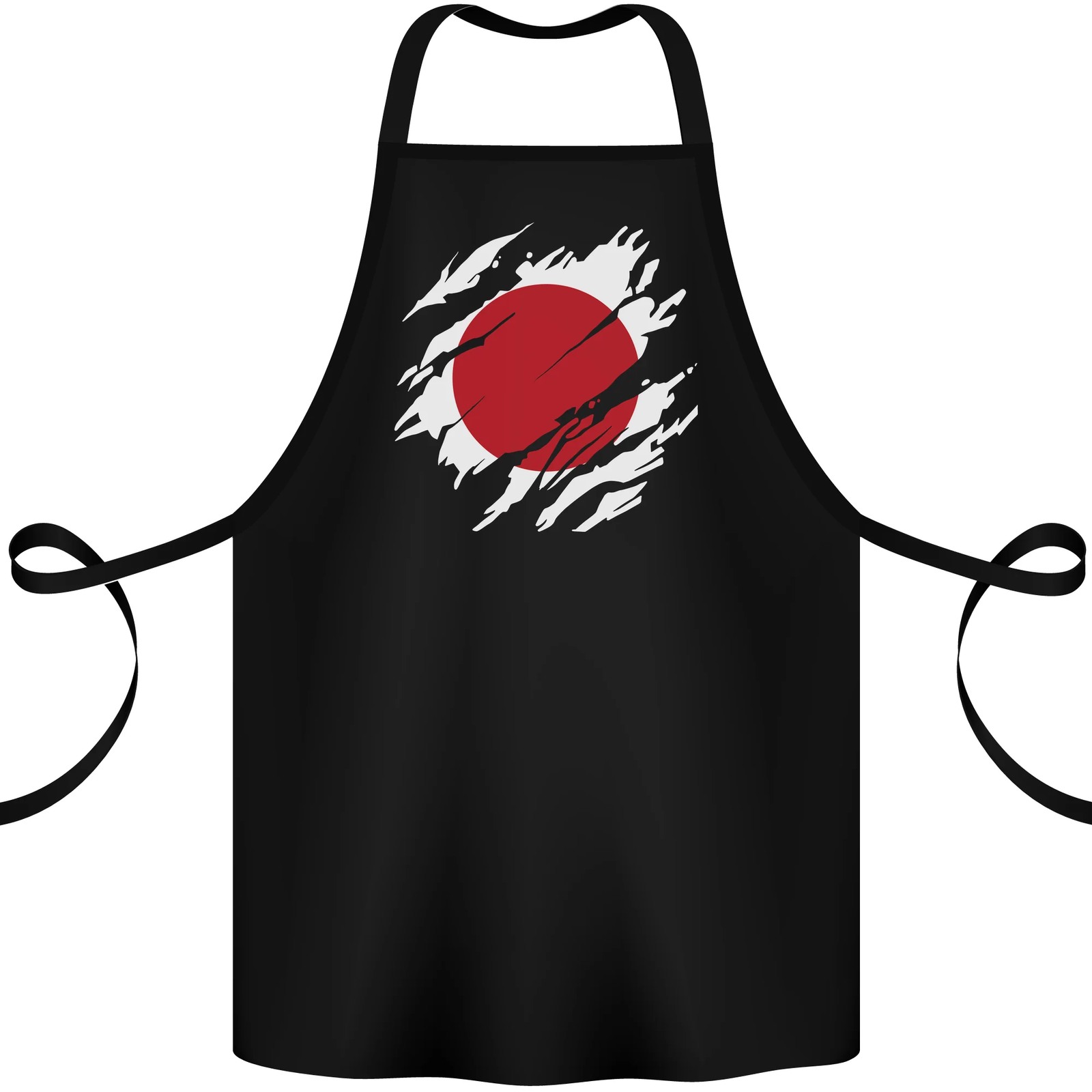Torn Japan Flag Japanese Day Football Cotton Apron 100% Organic | eBay