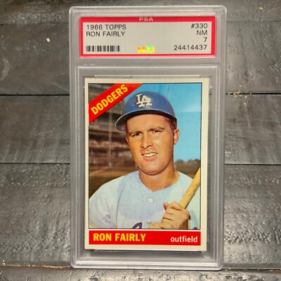 1966 Topps Ron Fairly #330 *Dodgers* PSA 7 NM | eBay