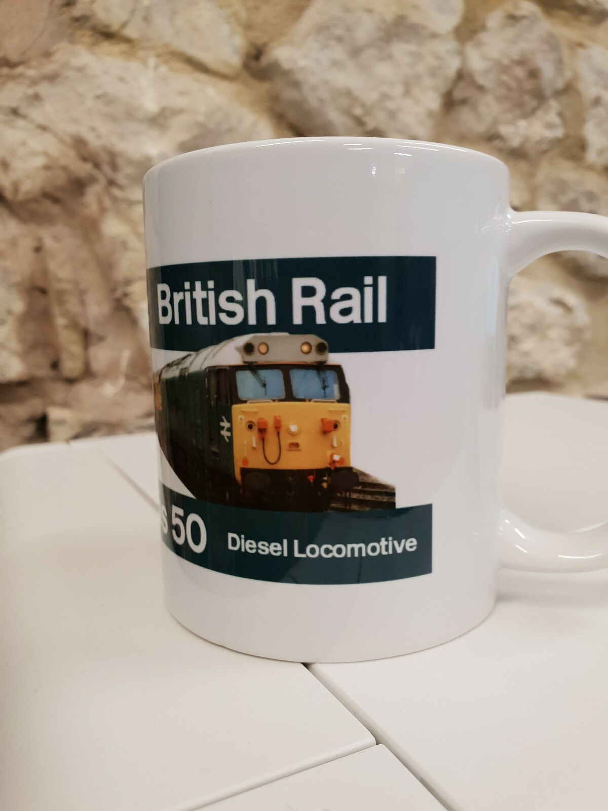 British Rail Class 50 engine Locomotive railway Cup Mug trains BR ...