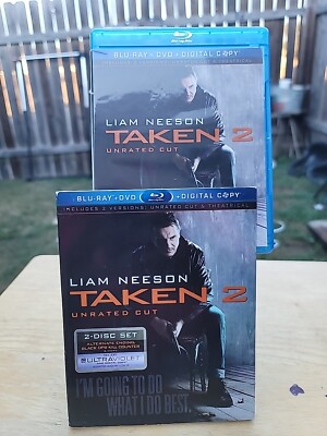 Taken 2 (Blu-ray/DVD, 2013, 2-Disc Set, Unrated/Theatrical Includes ...
