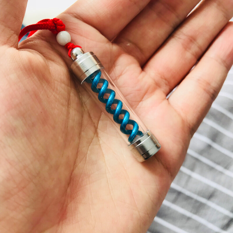 Resident Evil T-veronica Virus Test Tube Model Necklace Keychain Figure ...