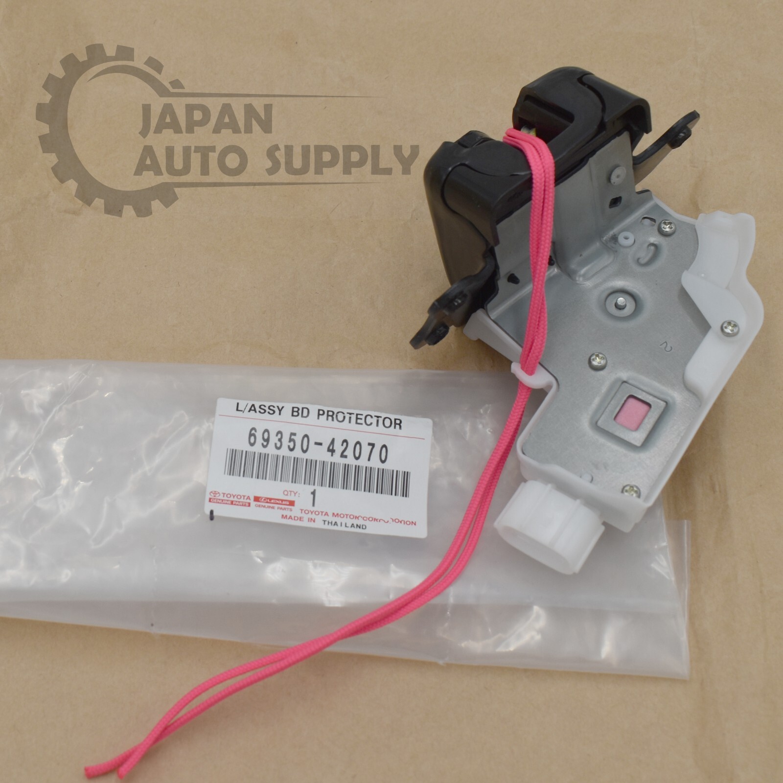 GENUINE TOYOTA RAV4 NX350 REAR NON-POWERED LIFTGATE LOCK ACTUATOR 69350 ...