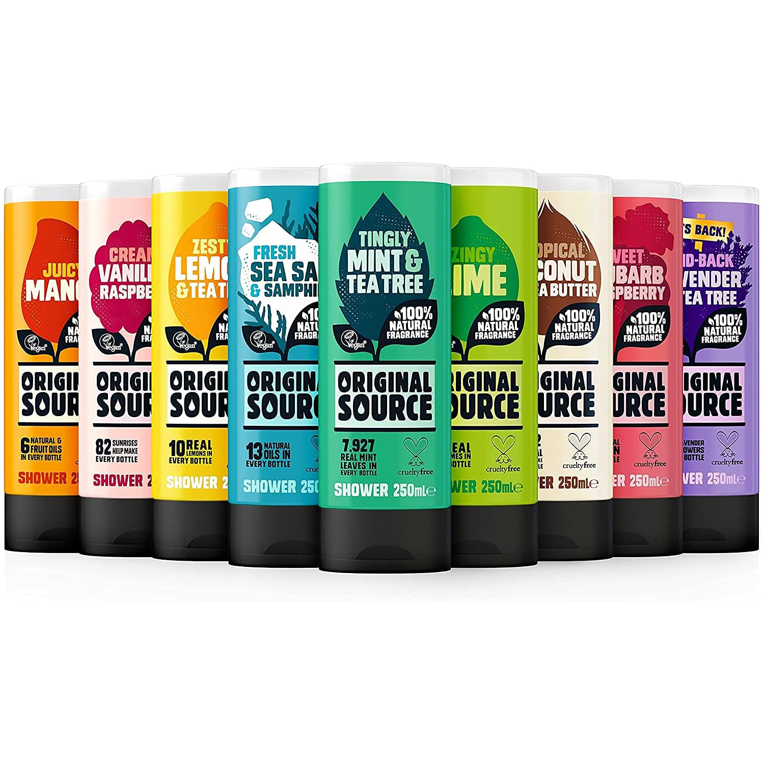 Original Source Shower Gel Natural Fragrance Vegan Paraben Cruelty Free ...