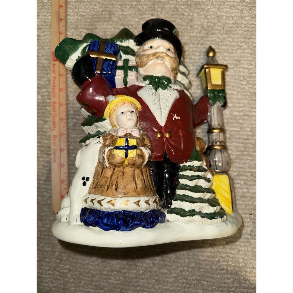 Fitz & Floyd Omnibus Village Caroler Victorian Christmas Figural ...