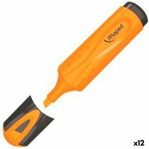 Marqueur fluorescent Maped Peps Classic Orange [12 Unités] | eBay