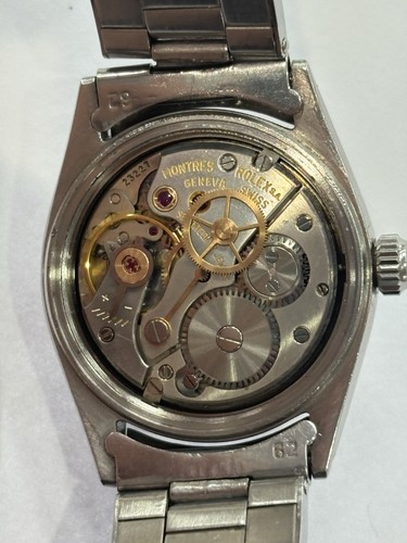 Rolex Oysterdate Precision 6466 Stainless Steel Black Dial 31mm Manual ...