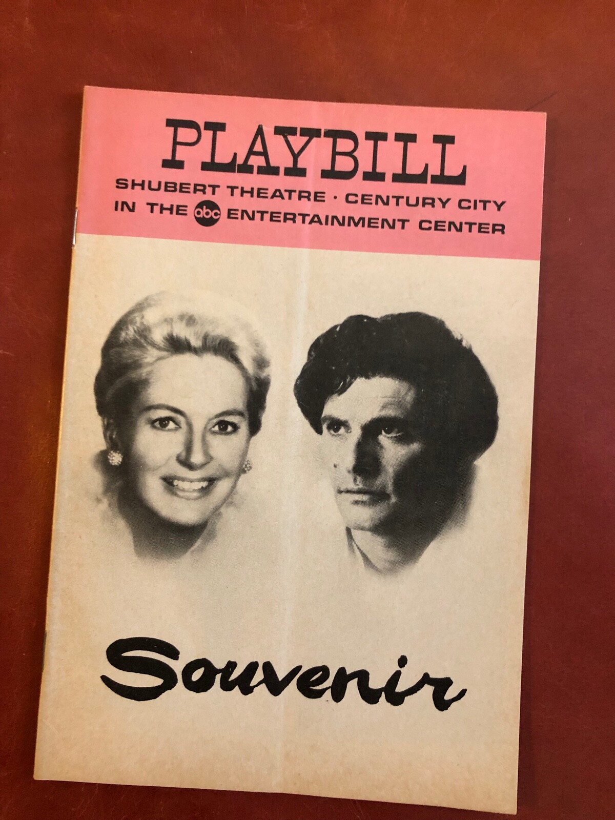 SOUVENIR Playbill 1975 Shubert Theatre LA Deborah Kerr Musante Hugo ...