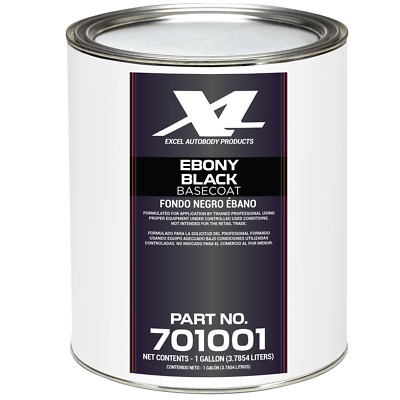 GM/CHEVY WA8555 BASECOAT PAINT Ebony Black 1 gallon Mix 2:1 | eBay