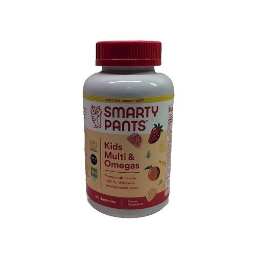 Smarty Pants KIDS Formula - 90 Gummies Multi & Omega 3s NON GMO Exp 10 ...