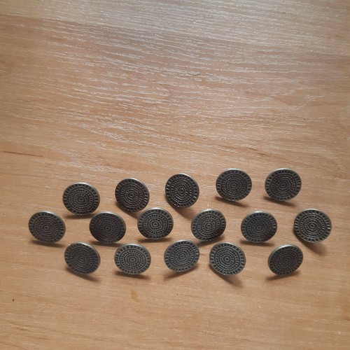 Wonderful Set 16 Nice Vintage Metal Buttons, Set Vintage Buttons ...
